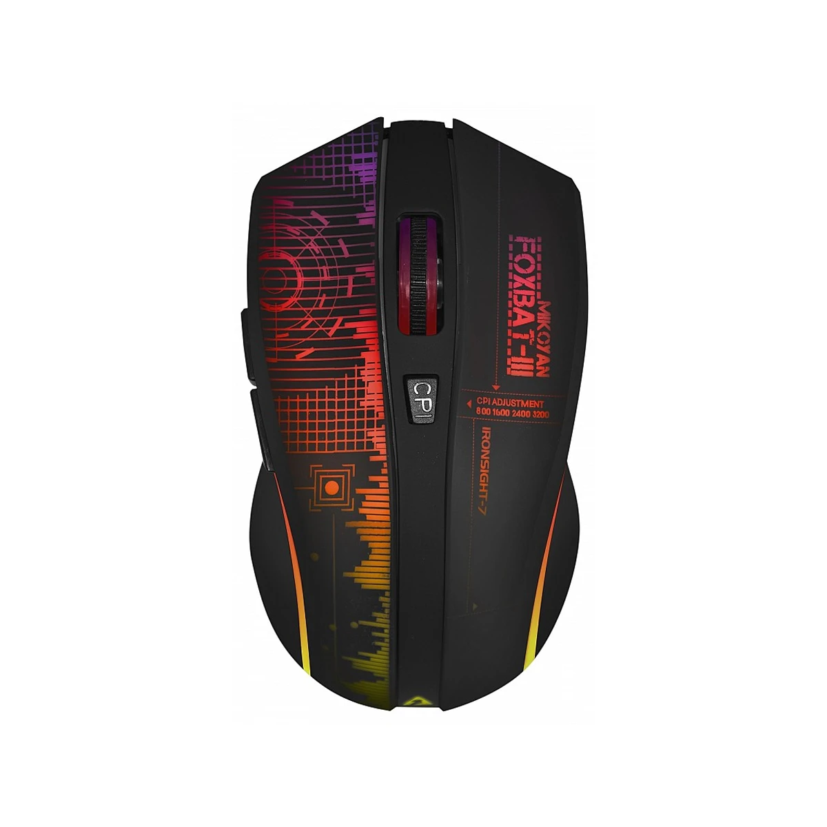 Armageddon Mikoyan Foxbat-III RGB Rechargeable Wireless Gaming Mouse ...